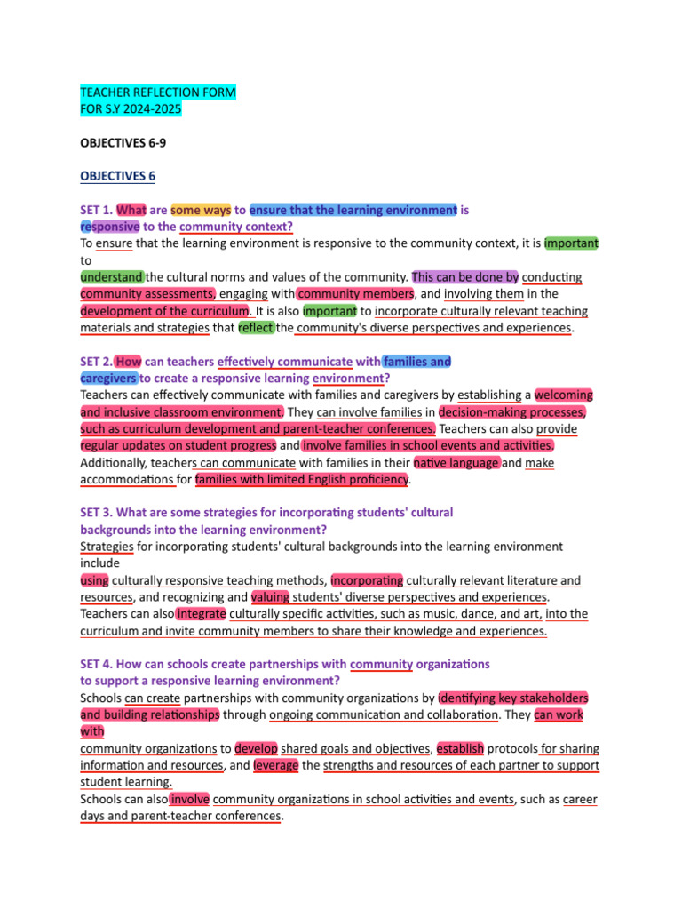 TRF | Download Free PDF | Teachers | Learning