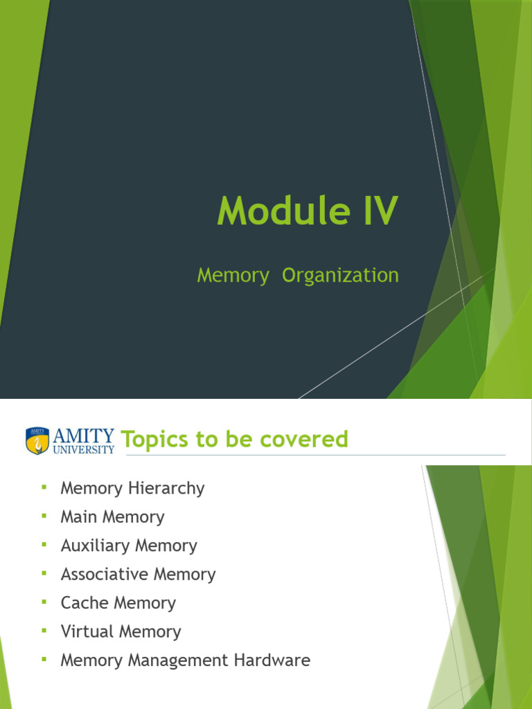DECO - Module 4.1 - Main Memory | PDF | Computer Data Storage | Random ... DECO - Module 4.1 - Main Memory | PDF | Computer Data Storage | Random ...