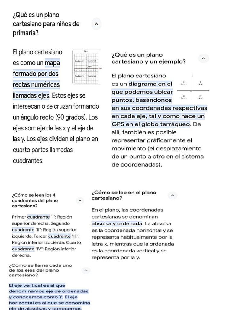 Plano Cartesiano | PDF
