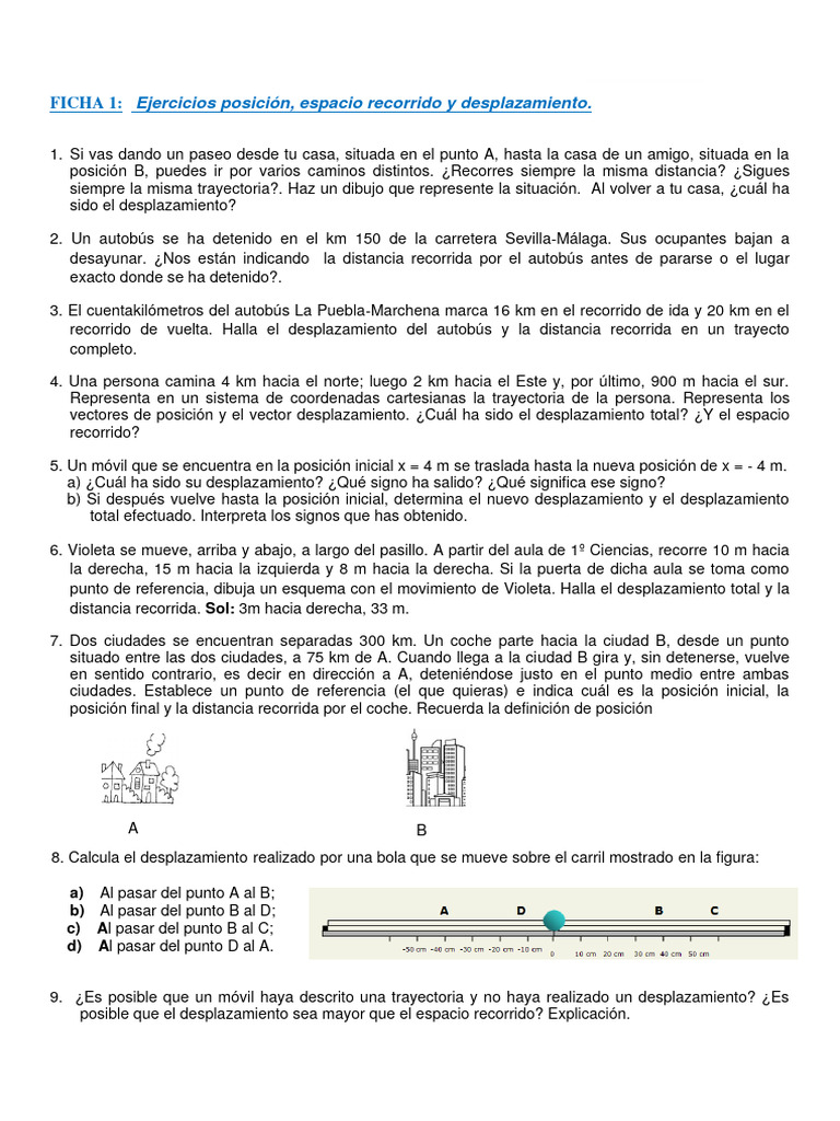 Hoja de Trabajo Fisica 2u | PDF | Física
