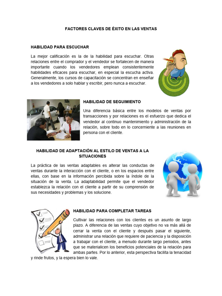 Claves del Éxito en Ventas | PDF | Business | Comunicación