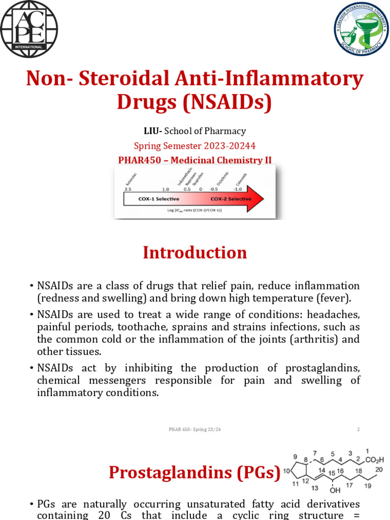 NSAIDs | PDF | Aspirin | Nonsteroidal Anti Inflammatory Drug