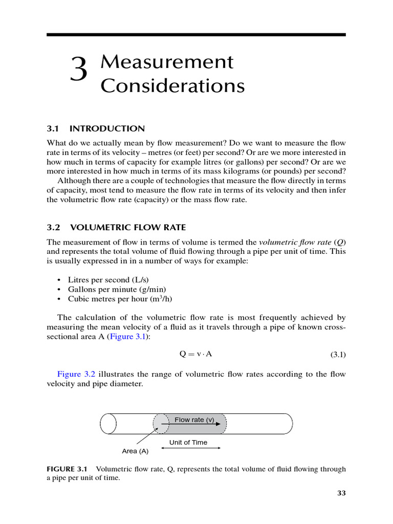 Measurement Considerations | PDF | Flow Measurement | Accuracy And Precision