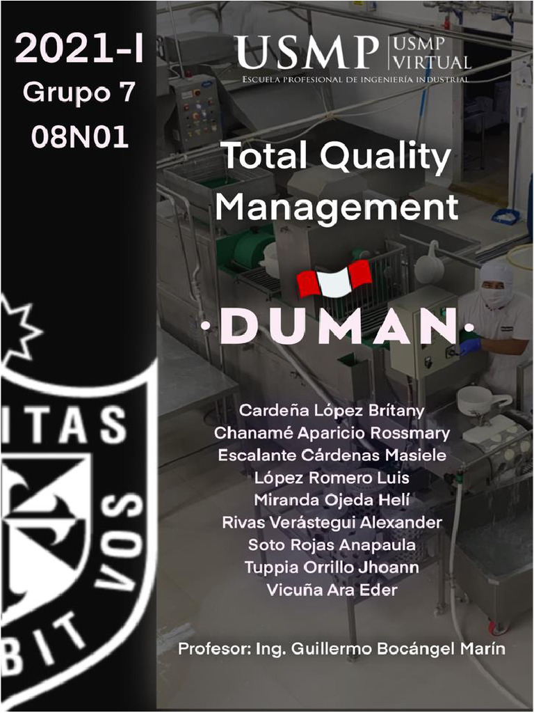 Equipo 7 - Avance Final - TQM 1 | PDF | Cadena de valor | Business