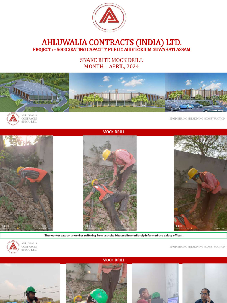 SNAKE BITE MOCK DRILL PAGA SITE APRIL -2024 | PDF | Lepidosaurs | Squamata