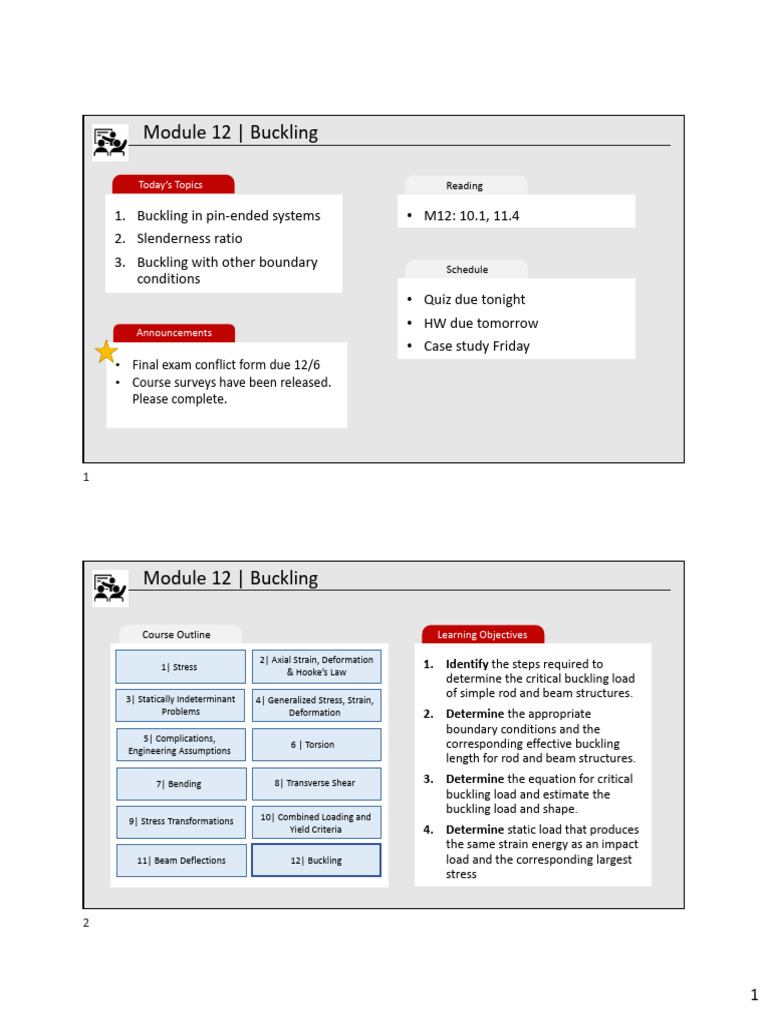 Detlor M12 L2 | Download Free PDF | Buckling | Beam (Structure)