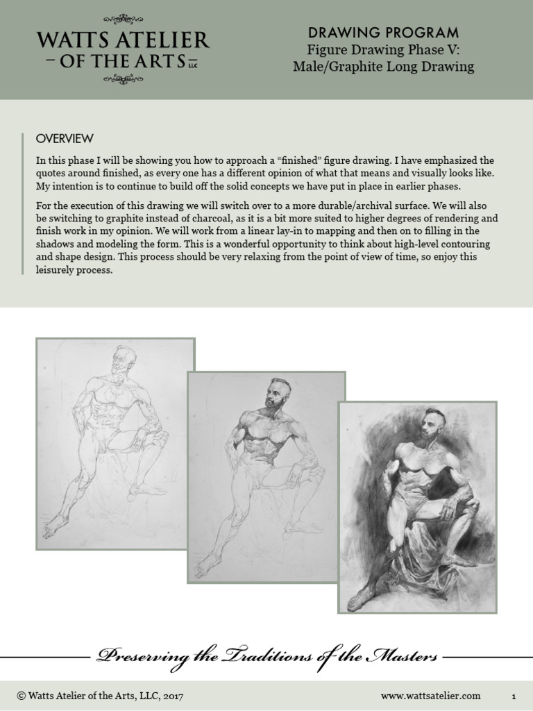 Watts FigureDrawing Phase5 JeffWatts | PDF | Figure Drawing | Pencil