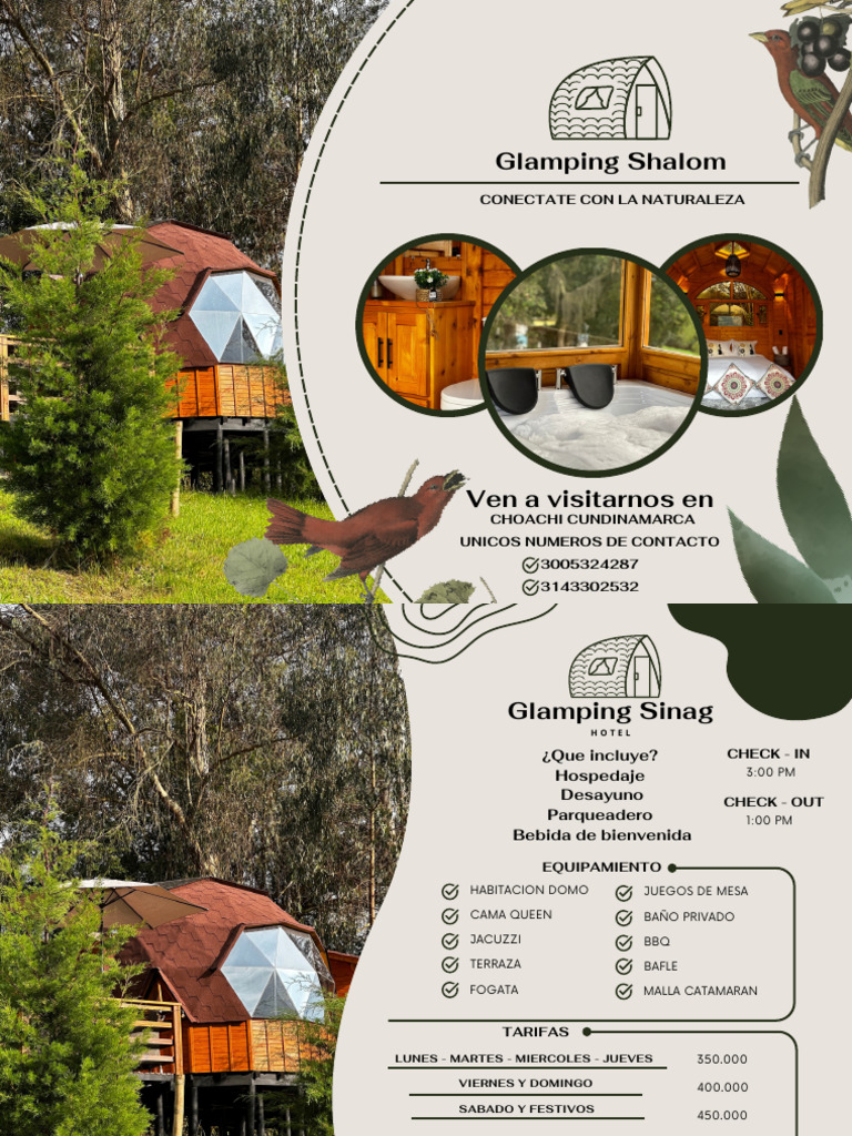 Glamping Shalom Book | PDF | Cámping | Turismo