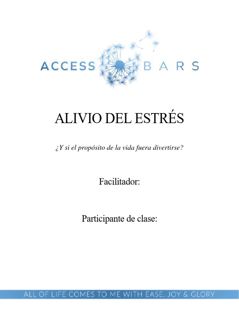 000.stress Relief Class Manual - Aug2020 - Spanish - US - FT | PDF ...