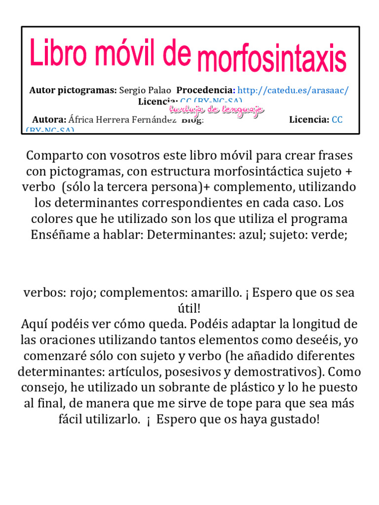 01_Libro_movil_morfosintaxis_Mayusculas | PDF