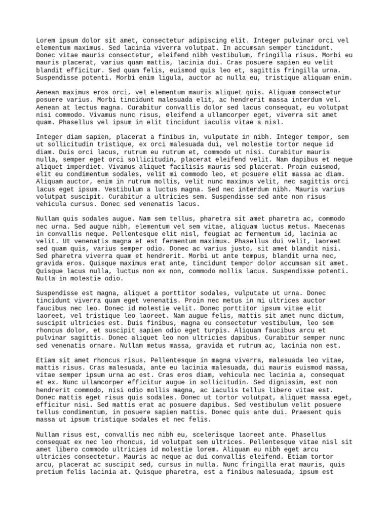 Lista de Lorem | PDF