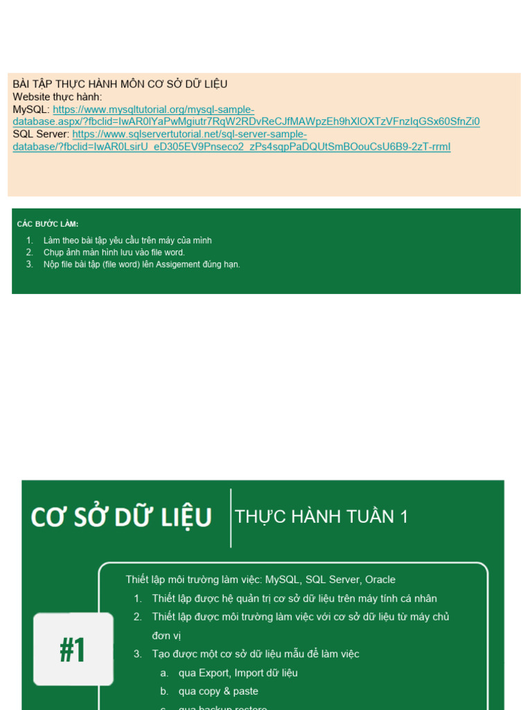 Thuc Hanh CSDL | PDF