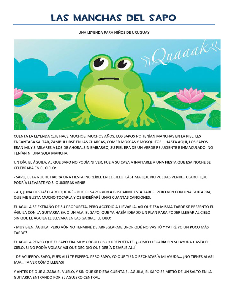 Las Manchas Del Sapo | PDF | Maíz