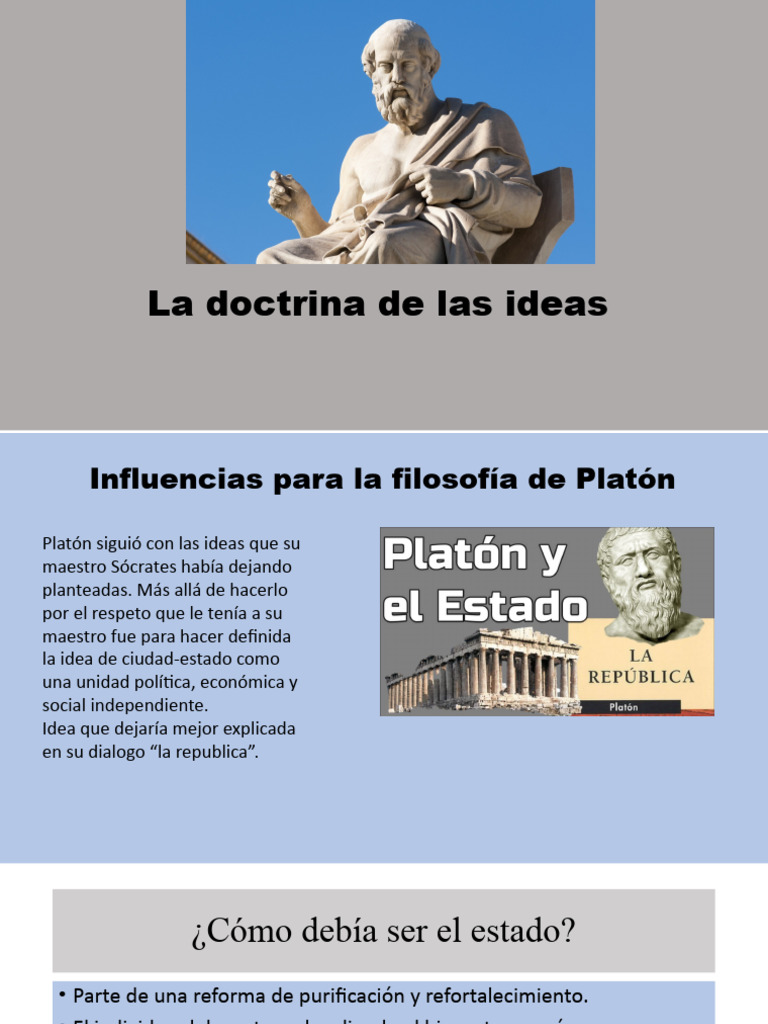 Actividad 3 La Doctrina de Las Ideas de Platon | PDF | Platón | Metafísica