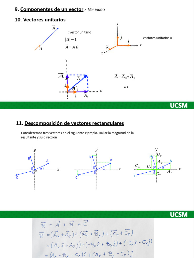 Vectores 2 | Descargar gratis PDF | Vector Euclidiano | Álgebra lineal