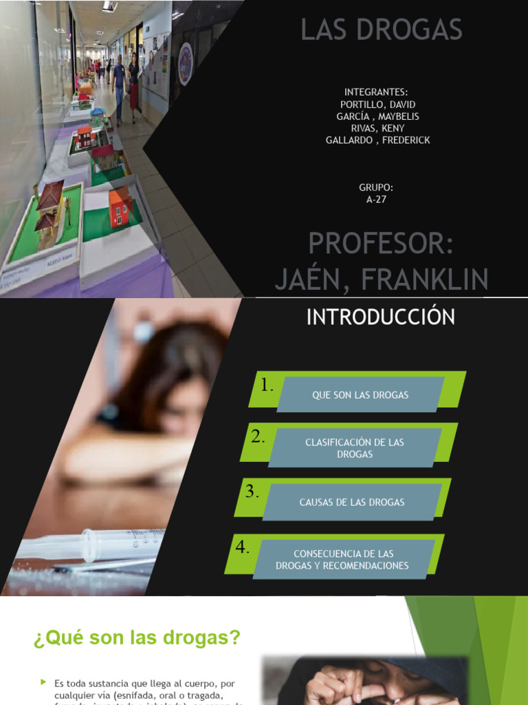 Las Drogas | PDF | La dependencia de sustancias | Cannabis (Droga)