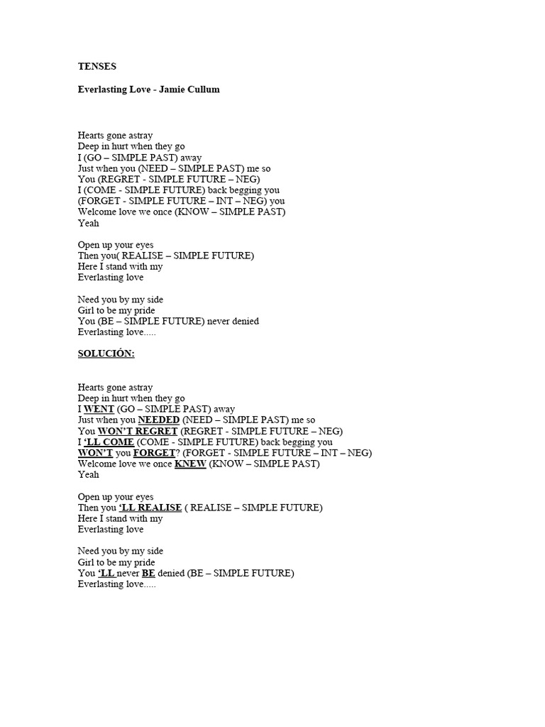 Everlasting Love - Jamie Cullum | PDF