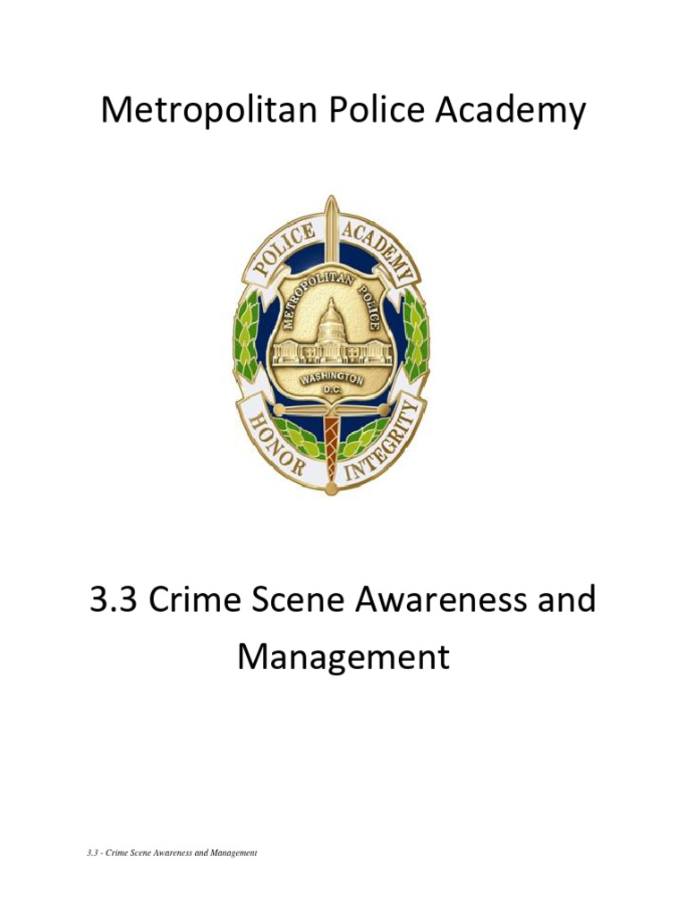 3.3 Crime Scene | PDF | Crime Scene | Textiles
