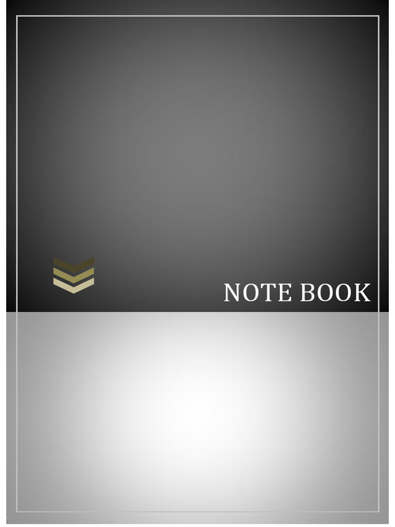 Note Book | PDF