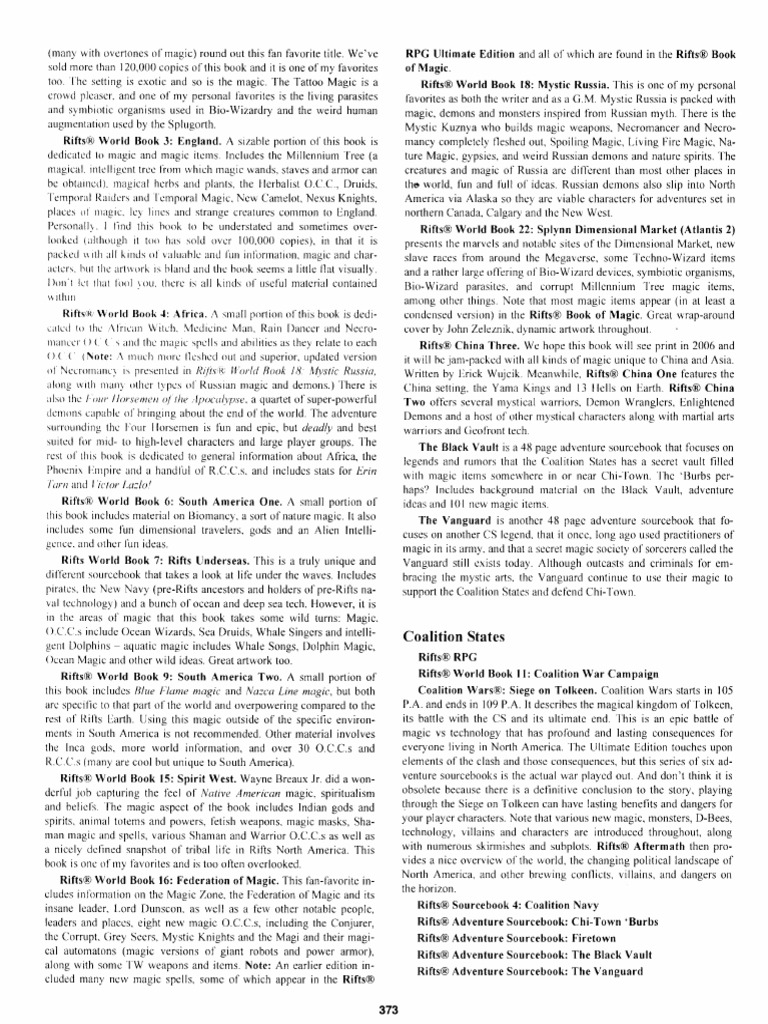 Rifts Book Base - Ocred-376-382 | PDF