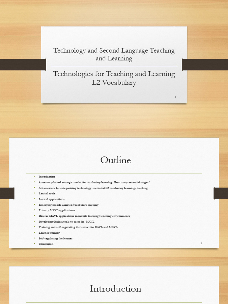 Technology and Second Language Teaching and | PDF | Learning | Second ...