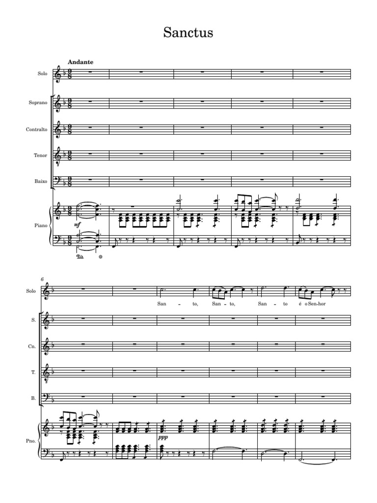 Sanctus 1 | PDF