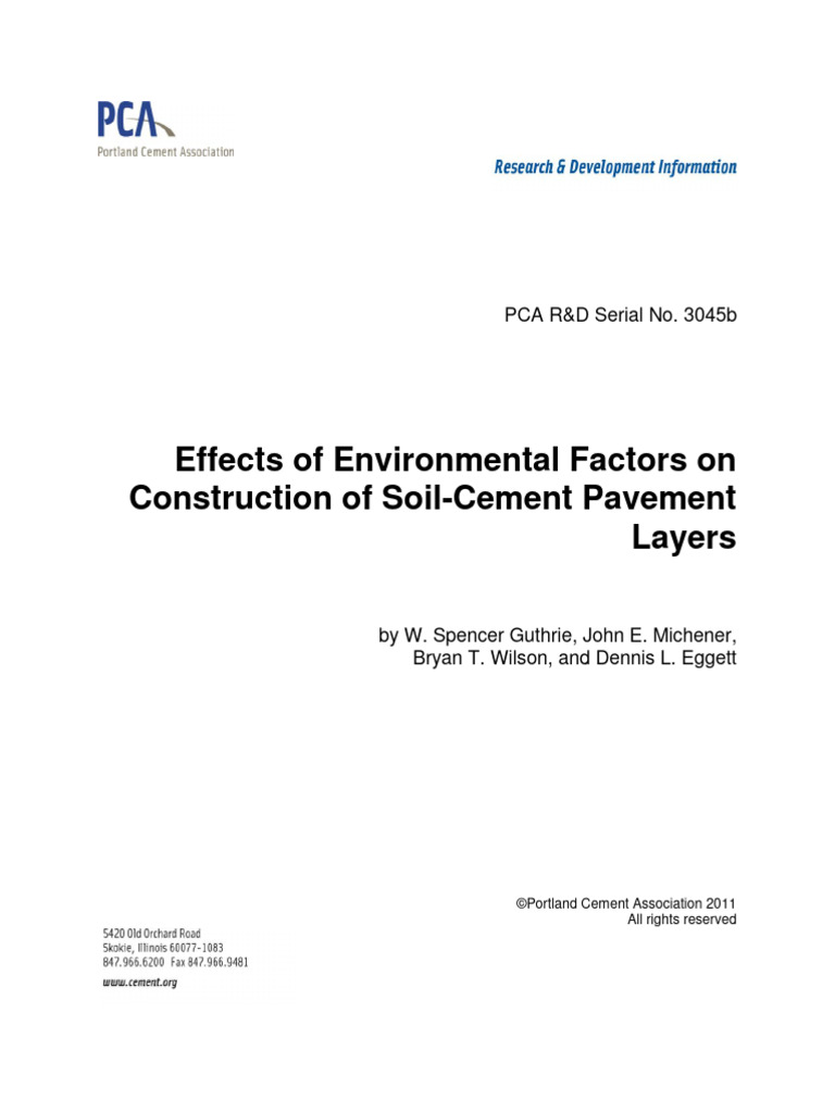 Environmental CTB | PDF | Cement | Materials