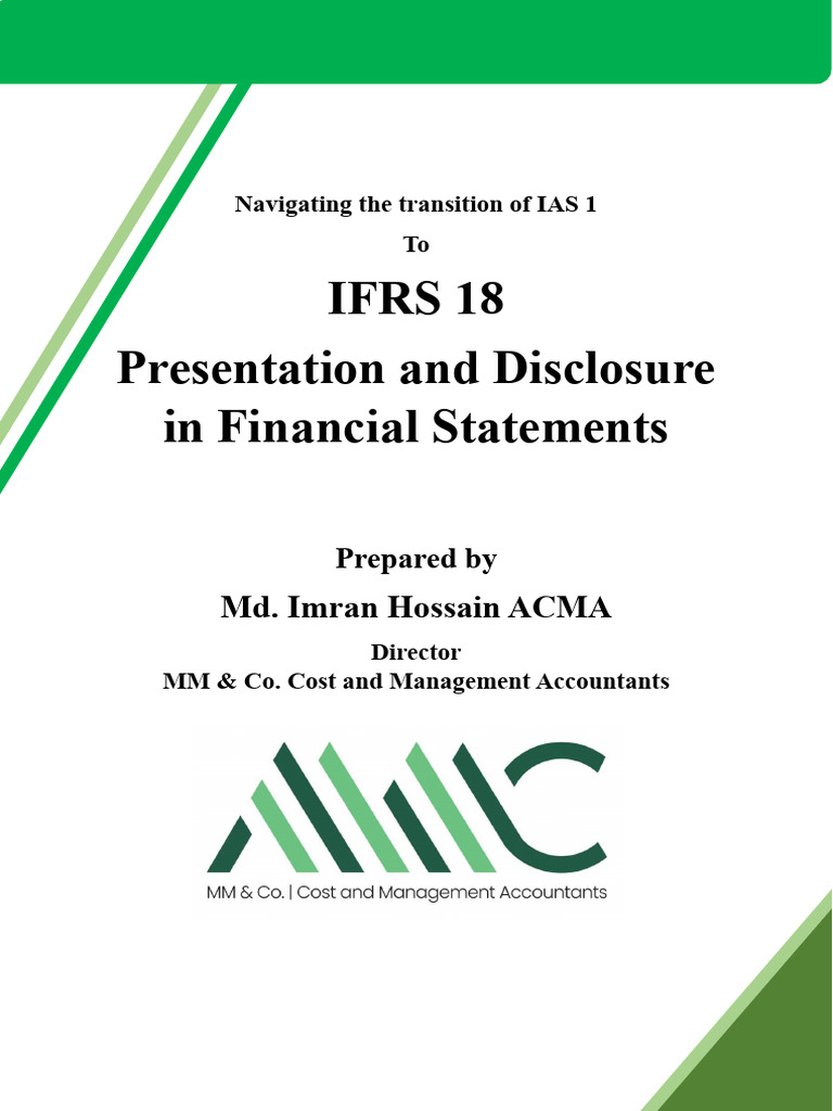 IFRS 18: Key Changes and Requirements | PDF | International Financial ...