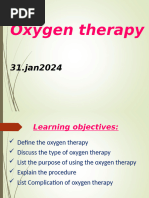 O2 Therapy Checklist | PDF | Health Care | Medicine