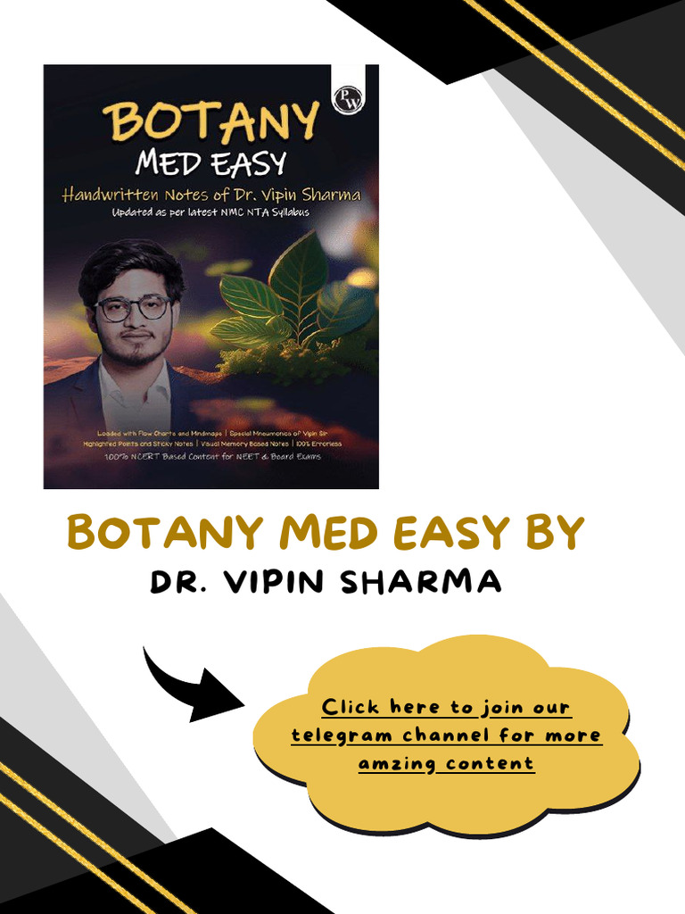 Botany Med Easy (The Living World) | PDF