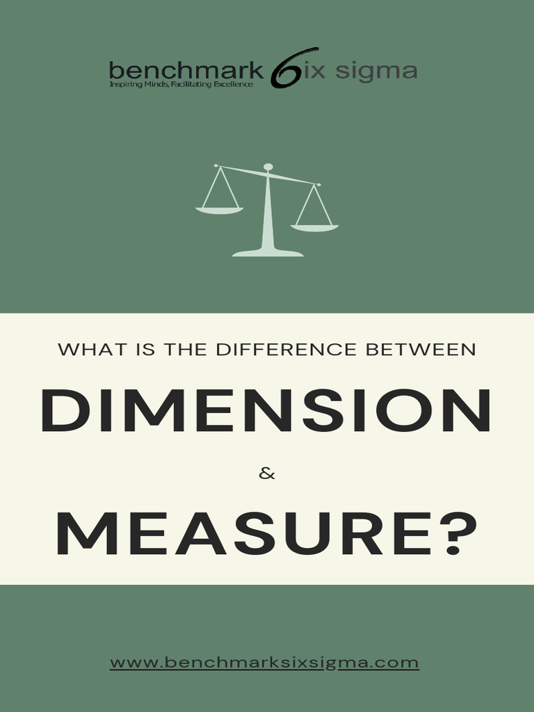 Dimension Vs Measure | PDF | Business