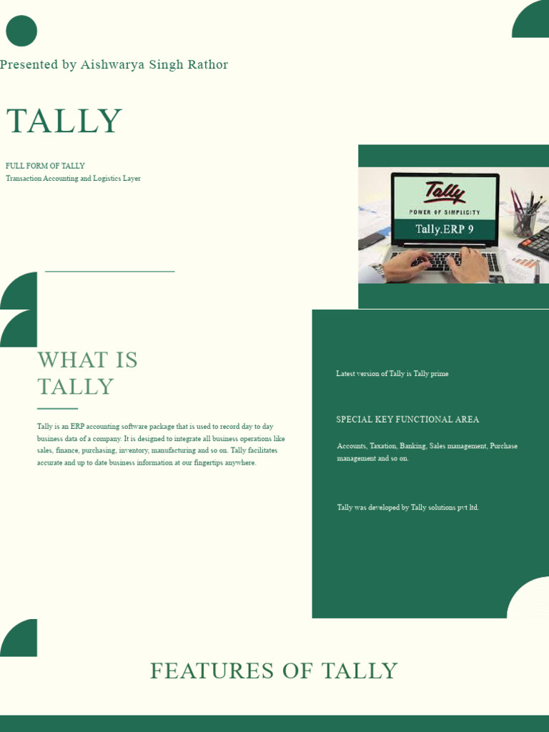 Tally.ppt | PDF | Cloud Computing | Accounting