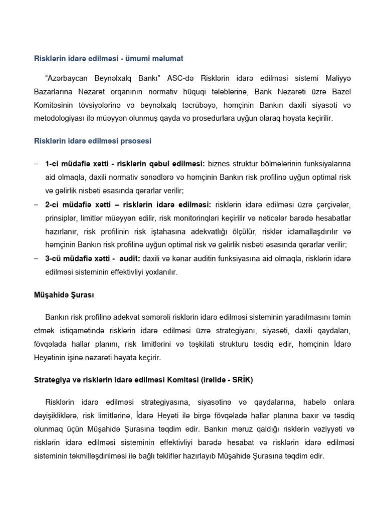 Riskl Rin Idar Olunmas Haqq Nda M Lumat 002 | PDF