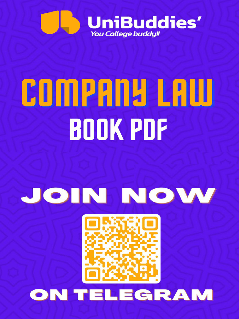 Company Laws Book | PDF