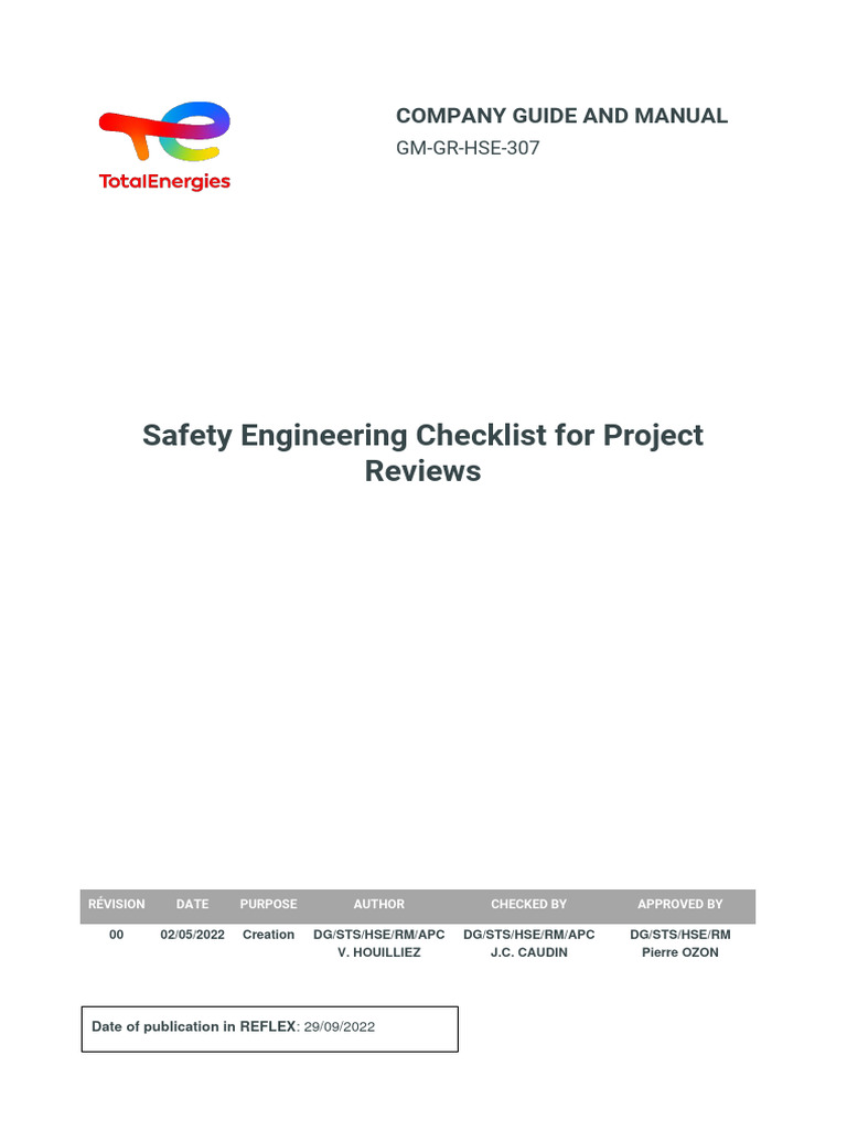 GM GR Hse 307 - en - 1 | PDF | Risk | Safety