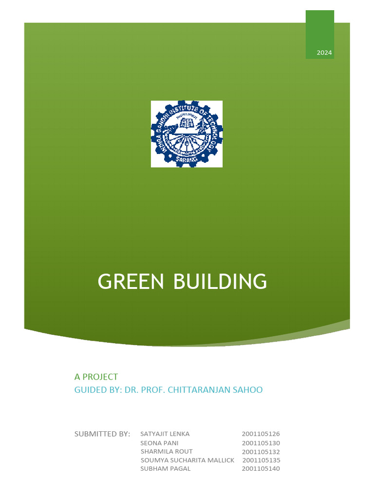 Green Building Report FINAL | PDF | Green Building | Efficient Energy Use