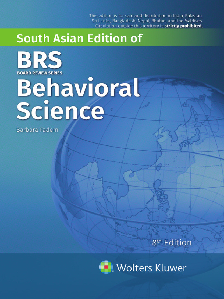 BRS Behavioral Science (Board Review Series), 8th Edition-2 | PDF | Attachment Theory | Adolescence