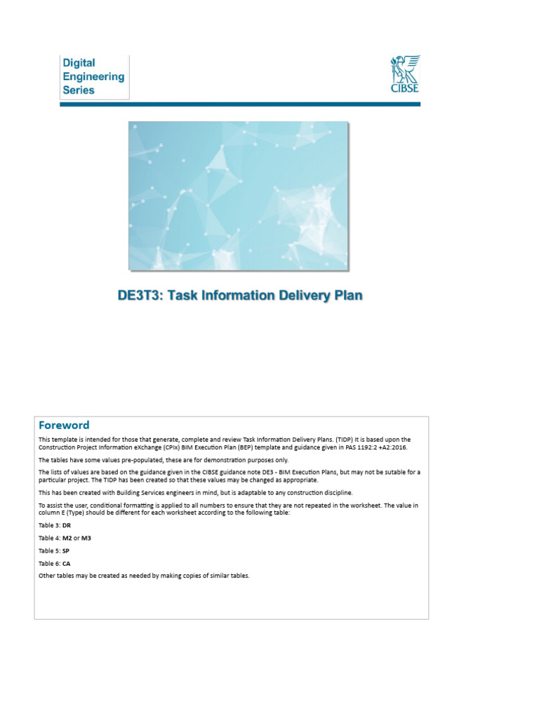 TIDP Sample 3 - Chartered Institution of Building Services Engineers ...