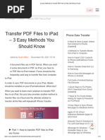 How To Transfer Files From Iphone To PC or Mac - Documents | PDF | I ...
