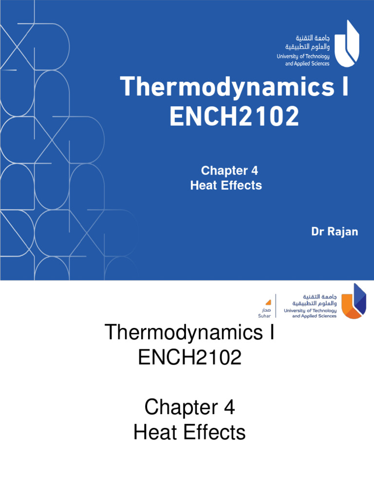 Chapter 4 Heat Effects UTAS | PDF