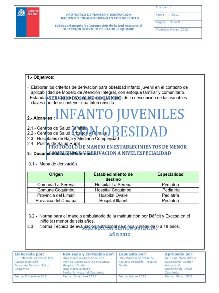 Obesidad Infantil Pdf Obesidad Hospital