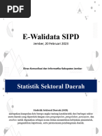 Arahan Teknis E-Walidata 230425 - Update | PDF