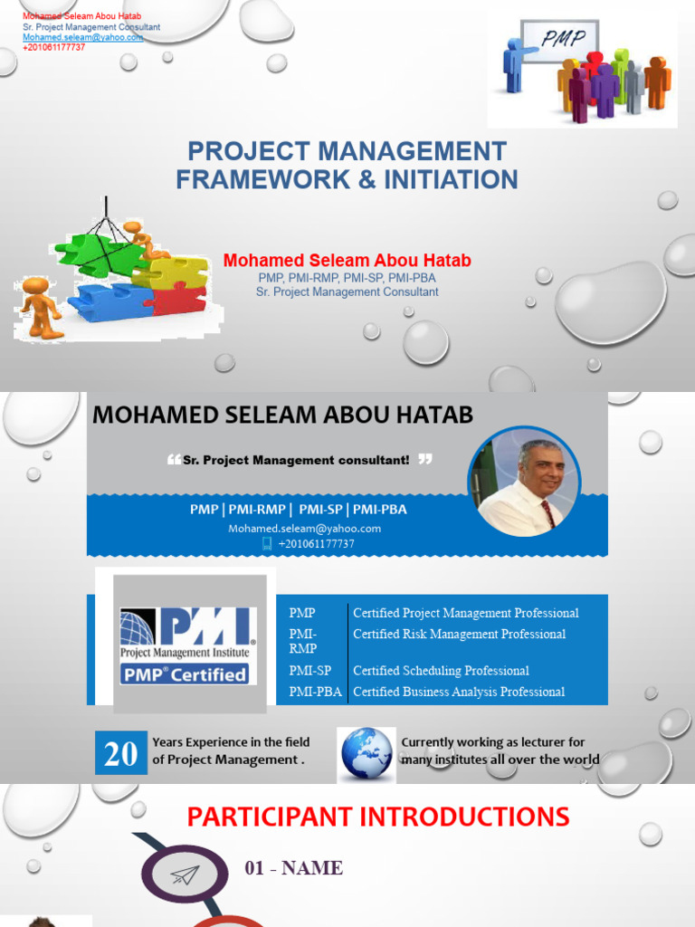 Project Mnagement Framework & Initiation | Download Free PDF | Agile Software Development ...