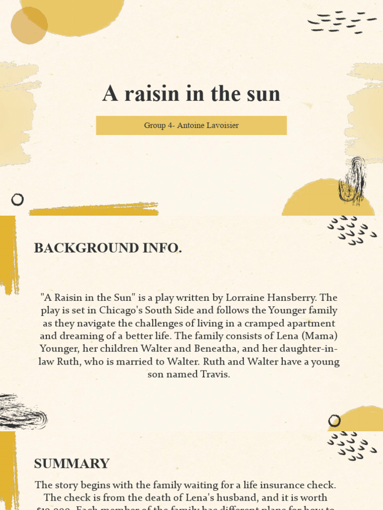 The Youngers' Dream in A Raisin in the Sun | PDF