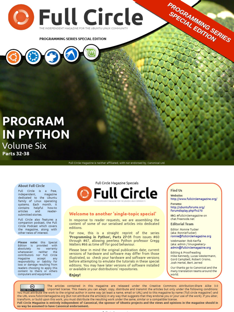 issuePY06 en | PDF | Computing | System Software