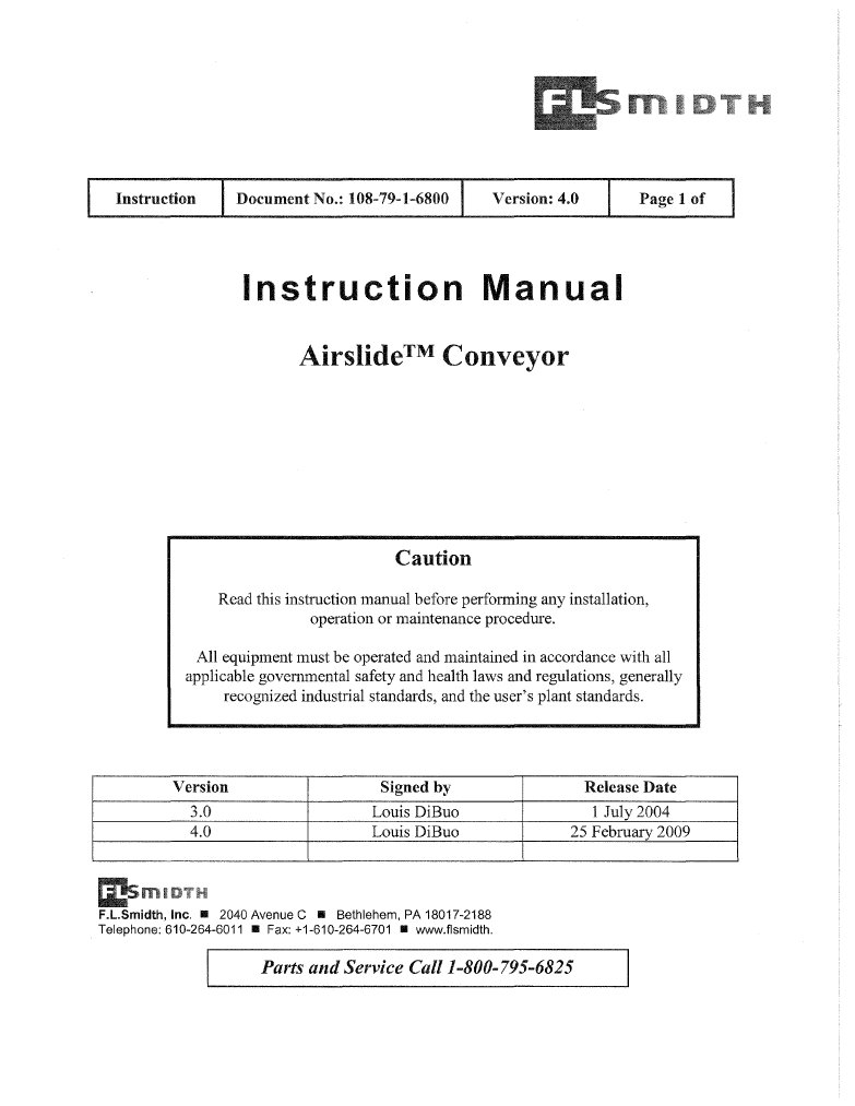 Air Slide Working Manual | PDF