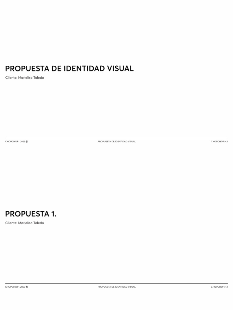 Propuesta de Identidad Visual | PDF