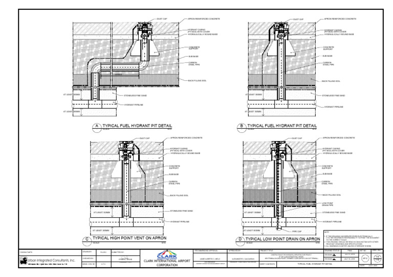 AF-2-FUEL-HYDRANT-PIT-TYPICAL-DETAILS | PDF | Concrete | Materials