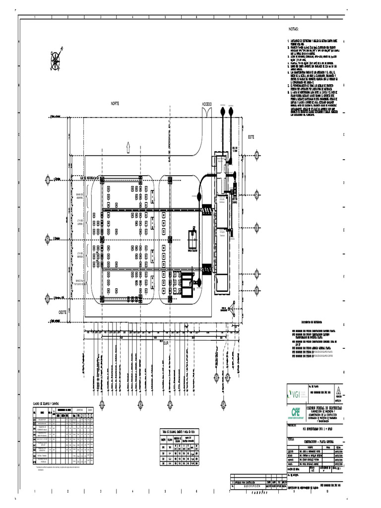 NSN 26062022 E02 Pec005 Rev 0-Planta Cim Mayores | PDF