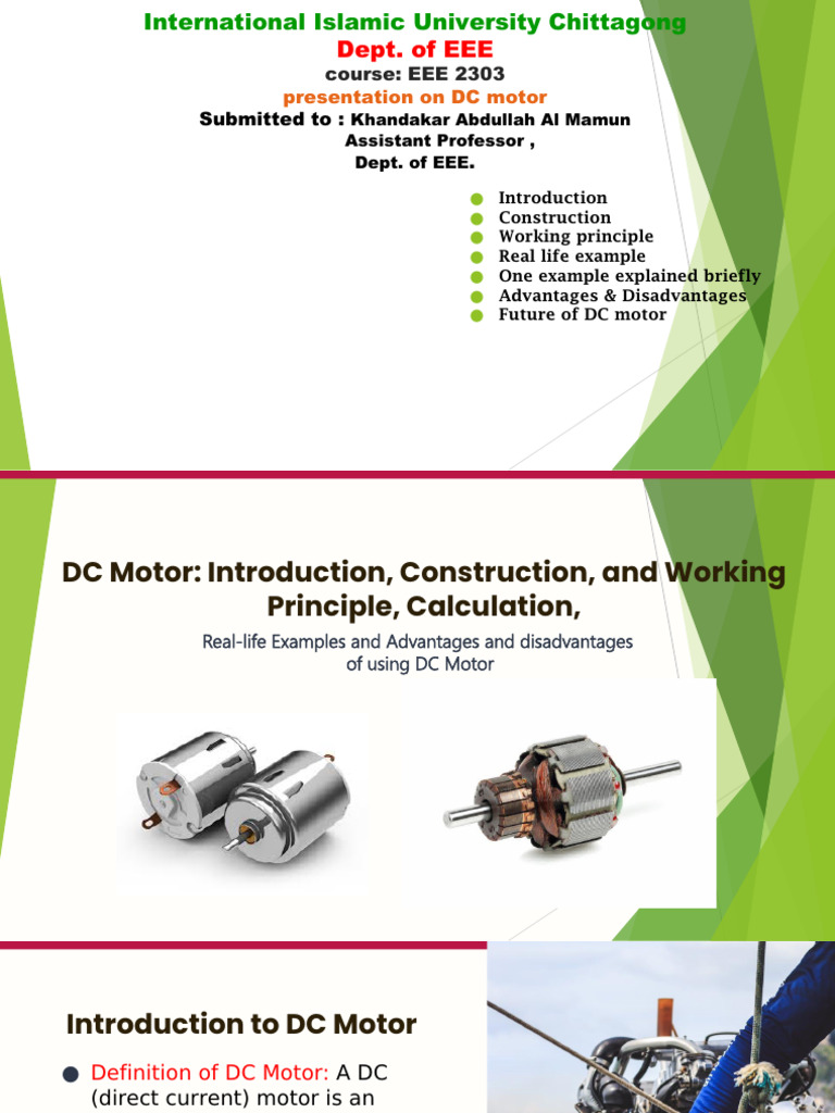 DC MOTOR by Alve | PDF | Electric Motor | Direct Current